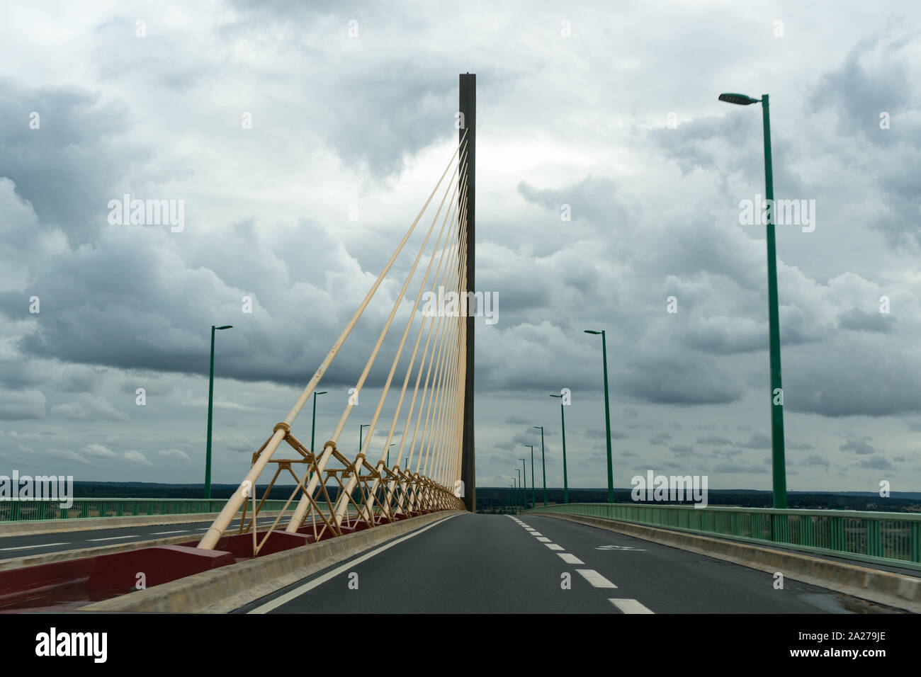 Caudebec-en-Caux, Seine-Maritime / France - 13 August 2019: modern ...