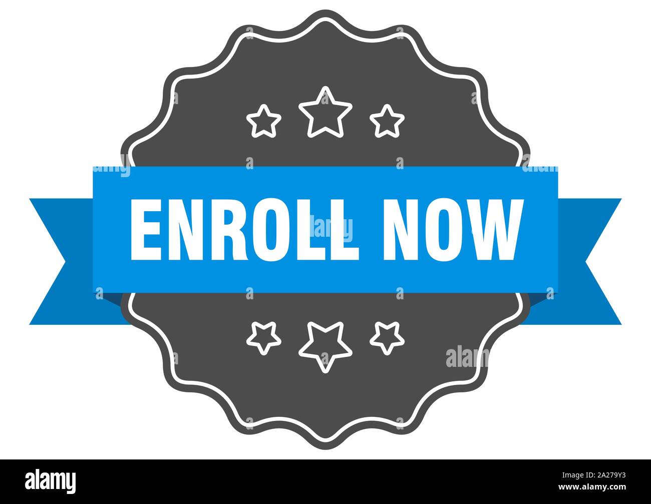 enroll now blue label. enroll now isolated seal. enroll now Stock ...