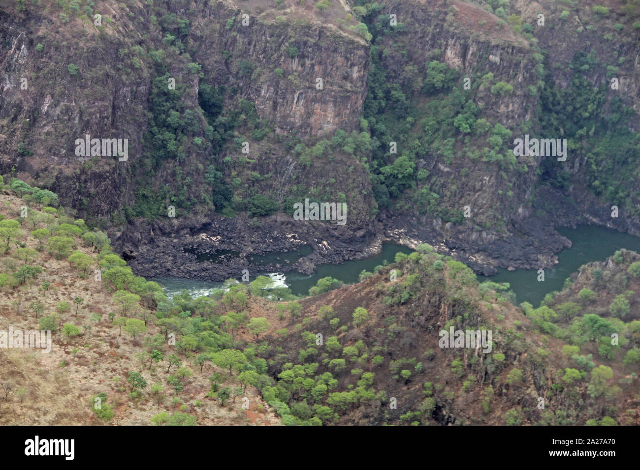 Victoria falls gorges aerial hi-res stock photography and images - Alamy