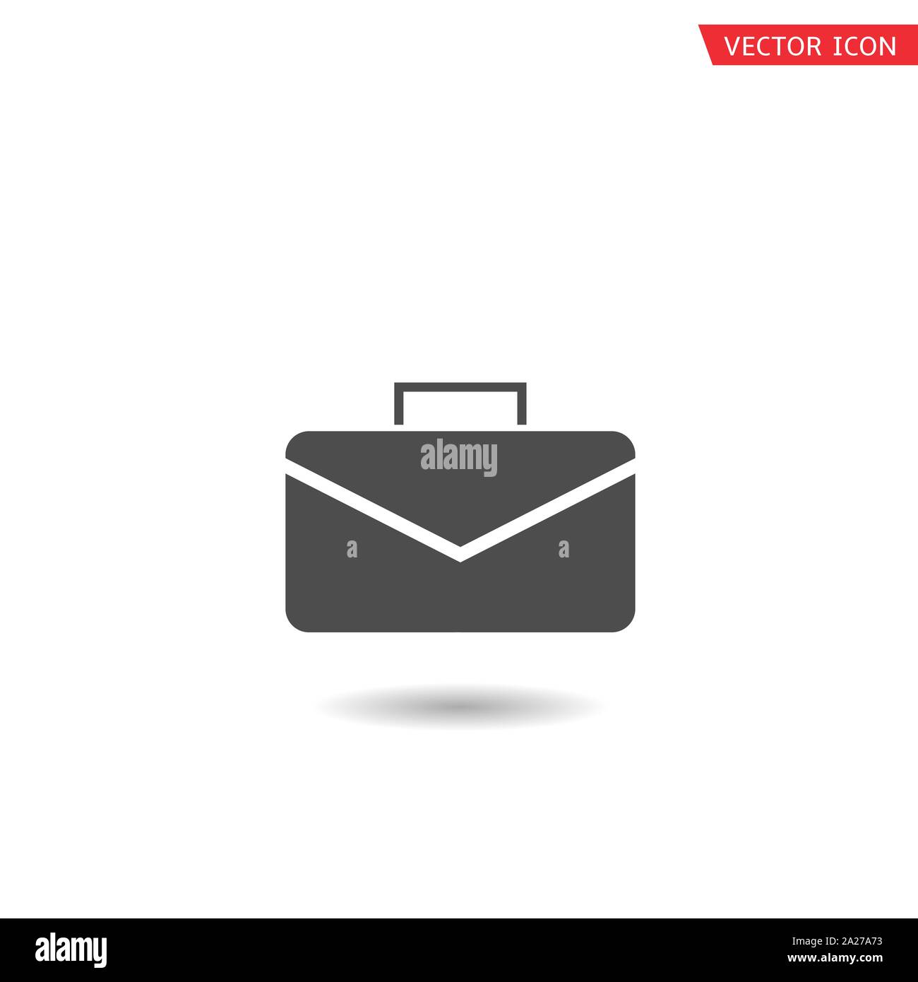 Business case icon. Simple bag sign, Vector illustration Stock Vector ...