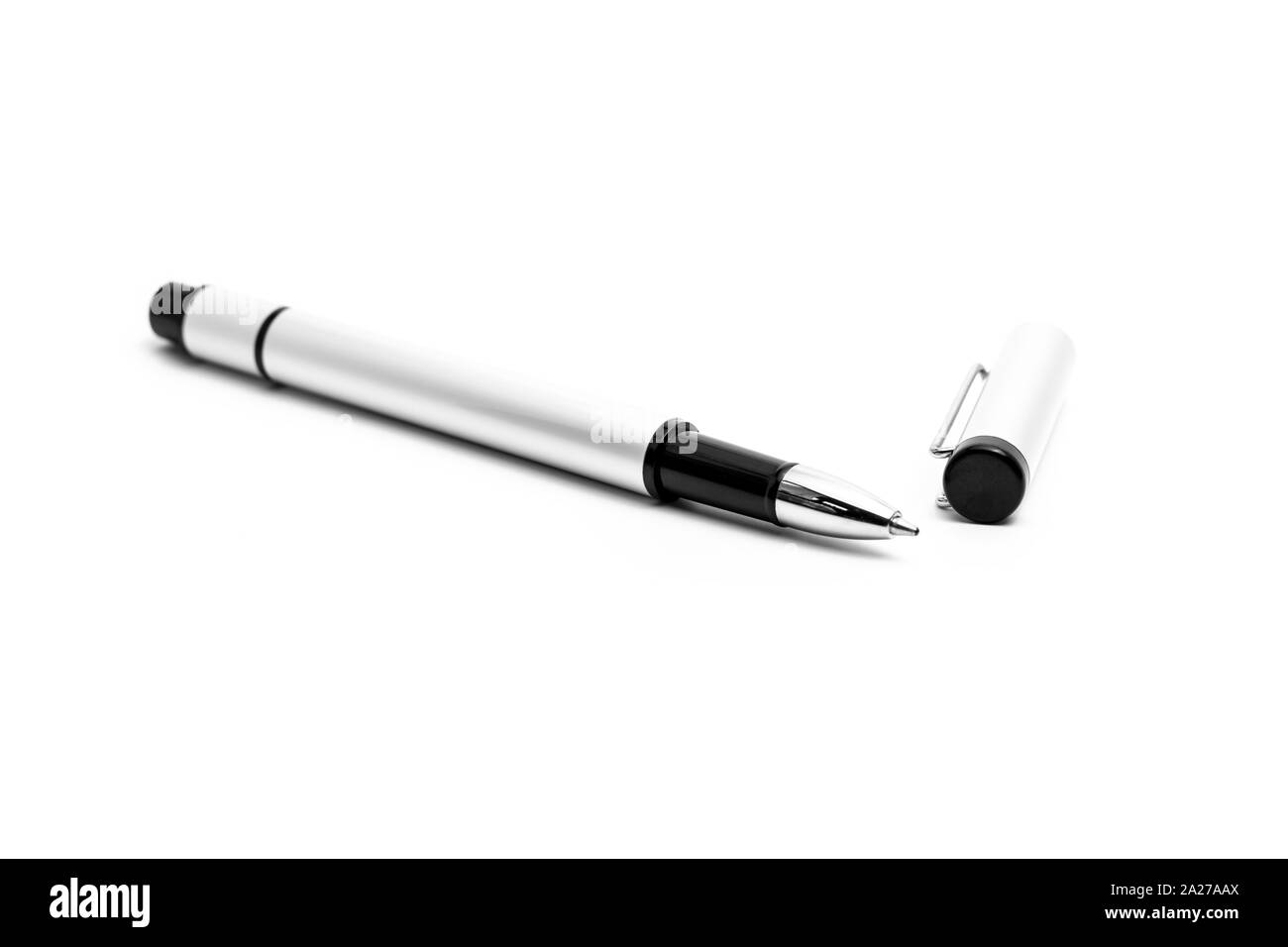 Pen on white background Stock Photo - Alamy