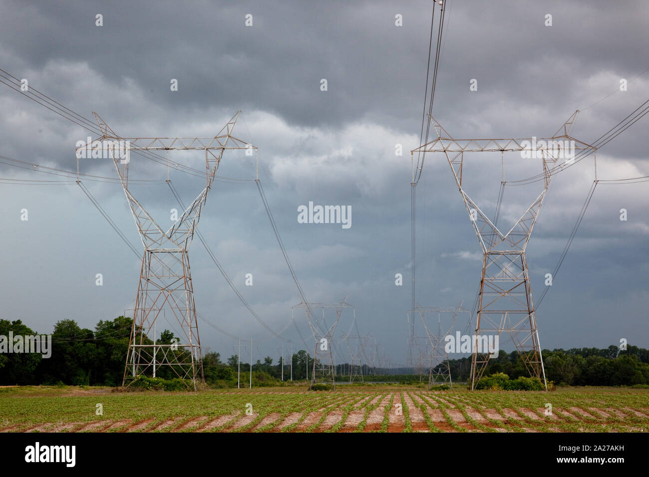 Power lines border hi-res stock photography and images - Alamy