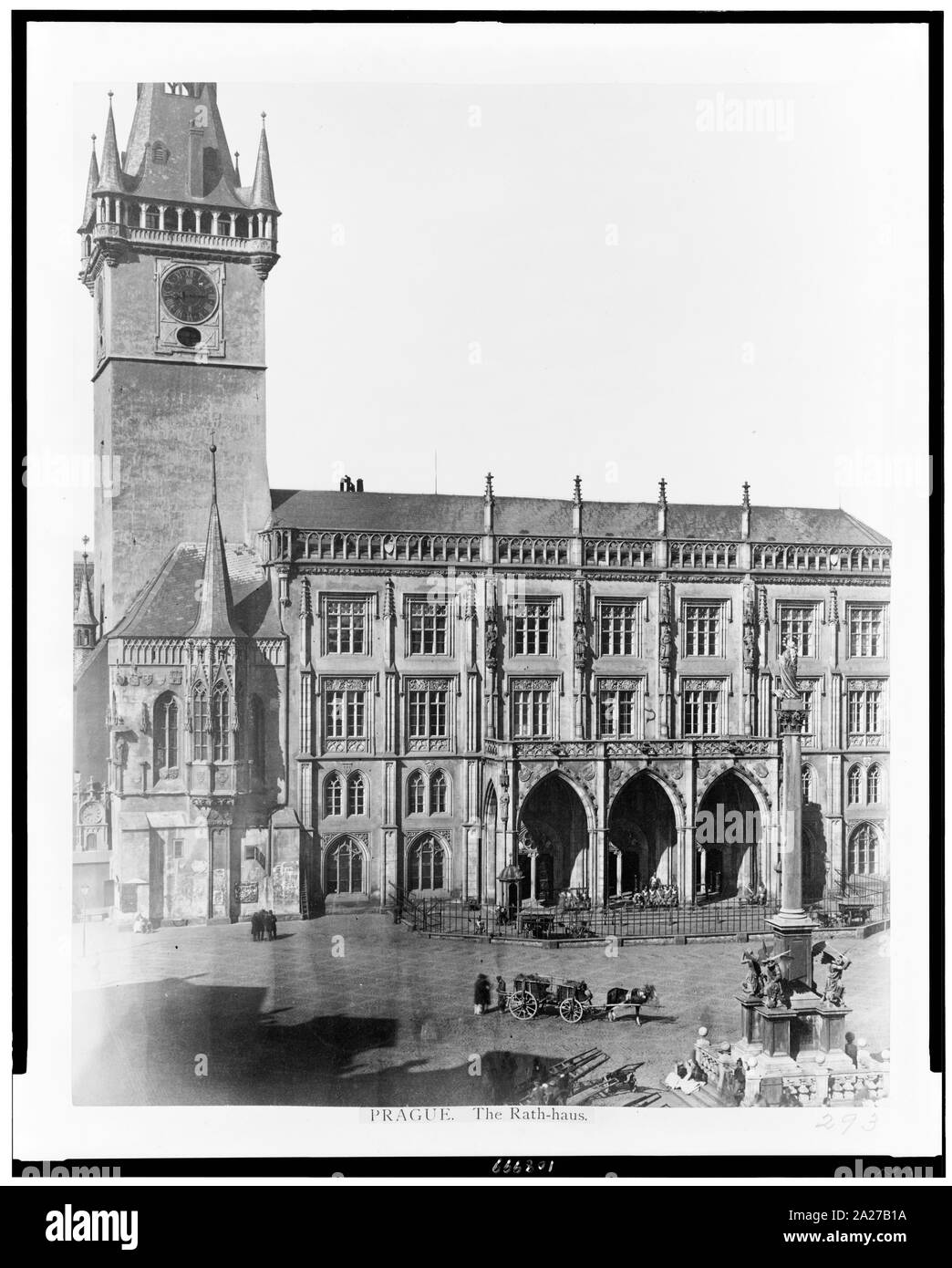 Prague. The Rath-haus Stock Photo - Alamy