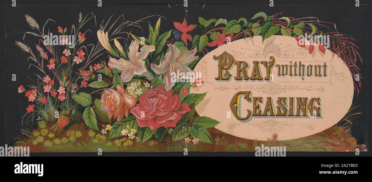 Pray without ceasing Stock Photo - Alamy