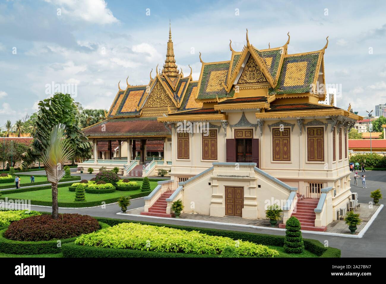 Cambodia: The Royal Palace in Phnom Penh is a complex of buildings ...