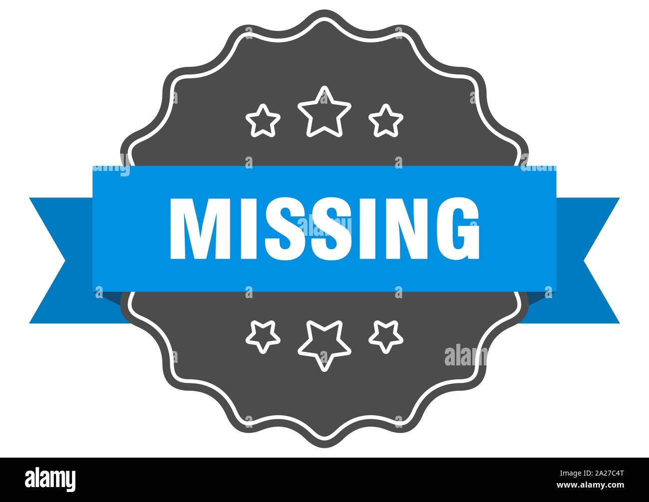 missing blue label. missing isolated seal. missing Stock Vector Image ...