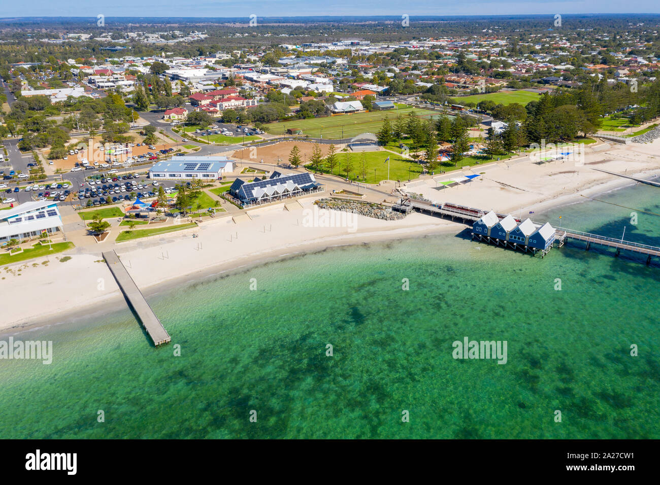 Busselton Jetty, Western Australia is the second longest wooden jetty ...
