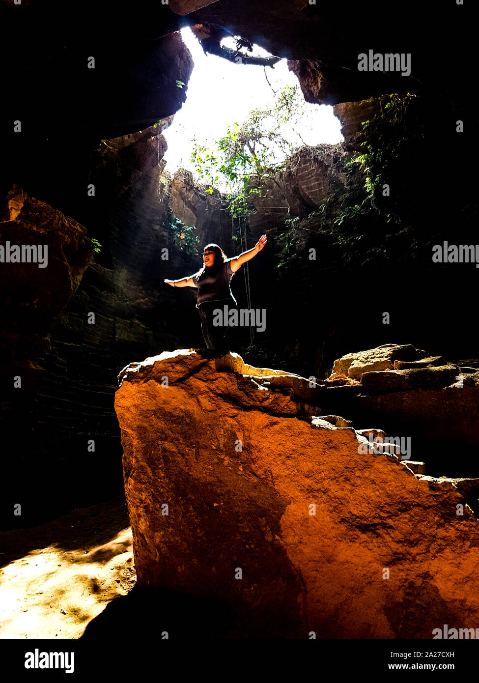 The Fallen Angel (Arosbaya Limestone Hill, Indonesia Stock Photo - Alamy
