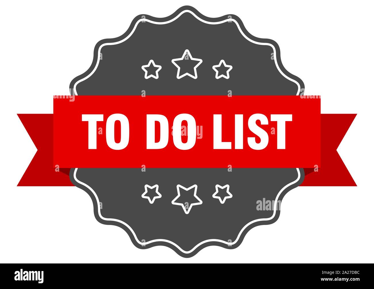 to do list red label. to do list isolated seal. to do list Stock Vector ...