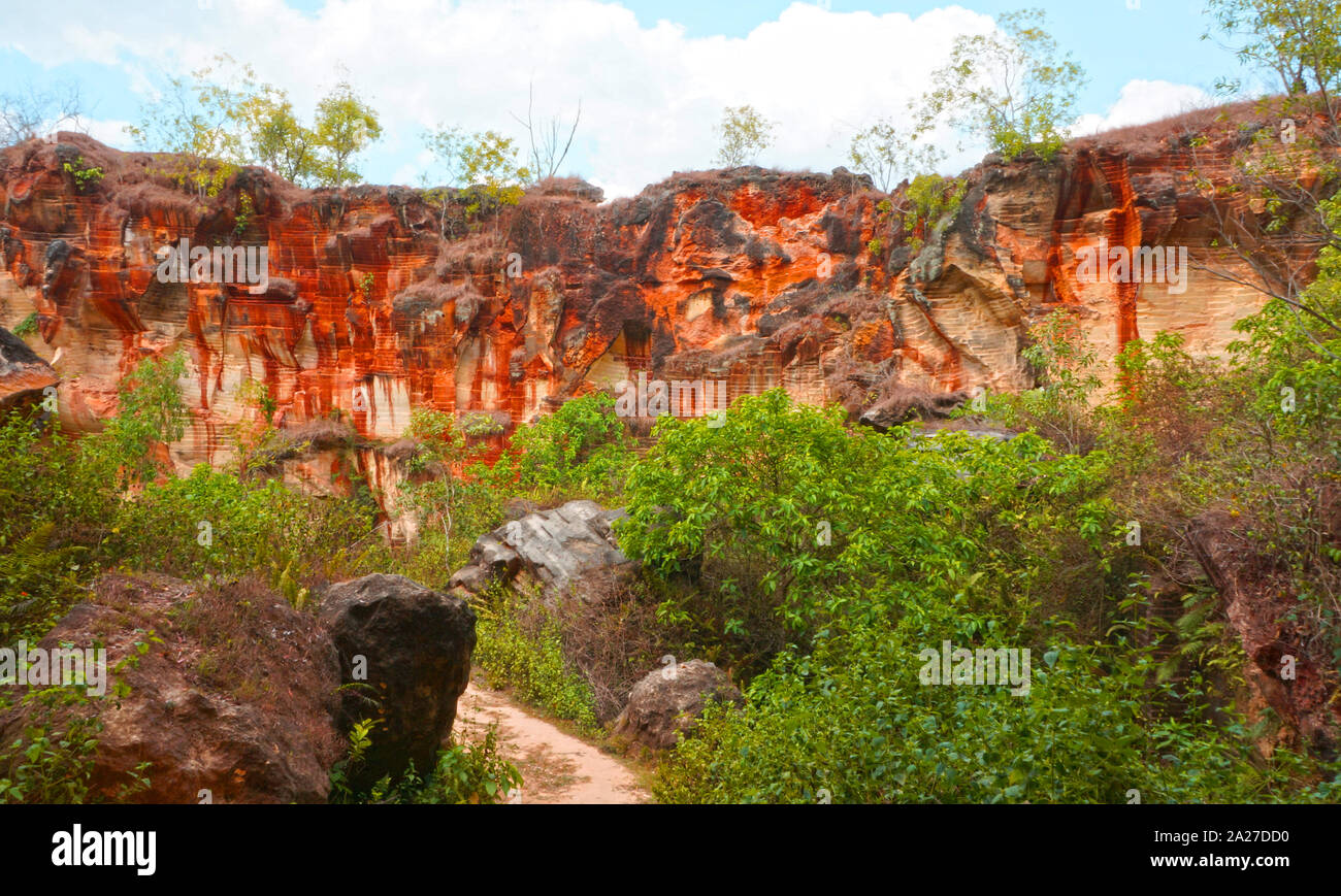 The Red Hill Stock Photo - Alamy