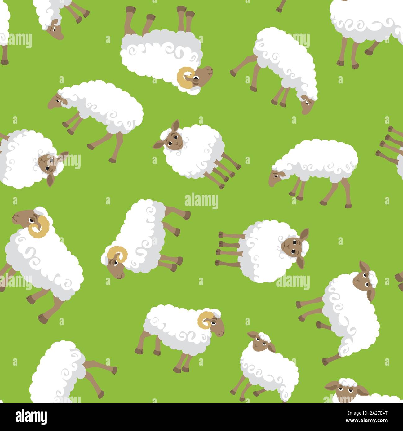 Flock of sheep flock of sheep Stock Vector Images - Alamy