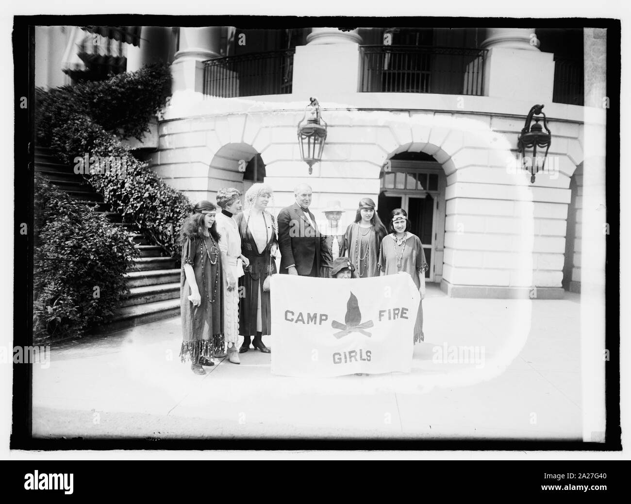 Campfire girls Black and White Stock Photos & Images - Alamy