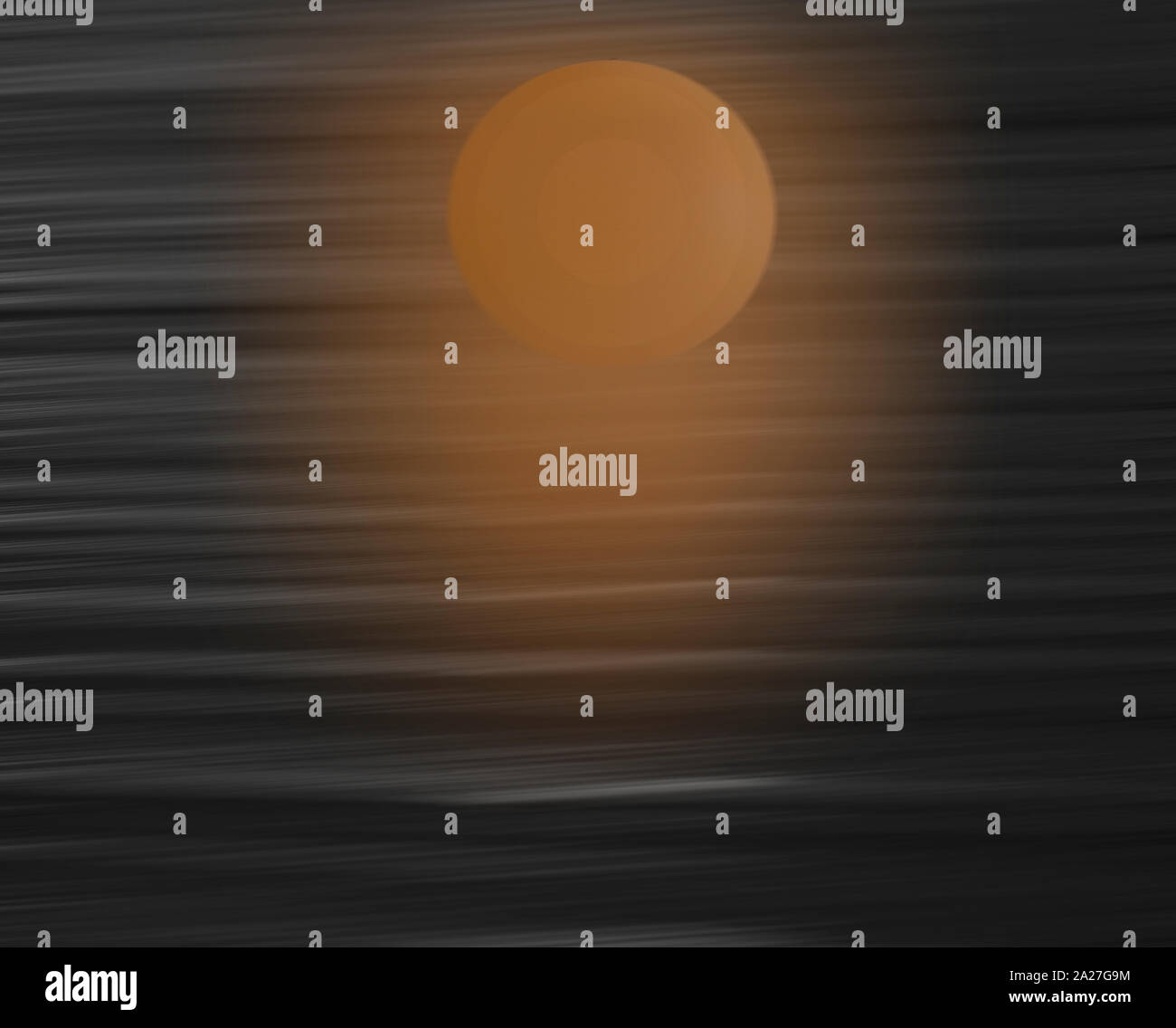 The sun on the water. Illustration Stock Photo - Alamy