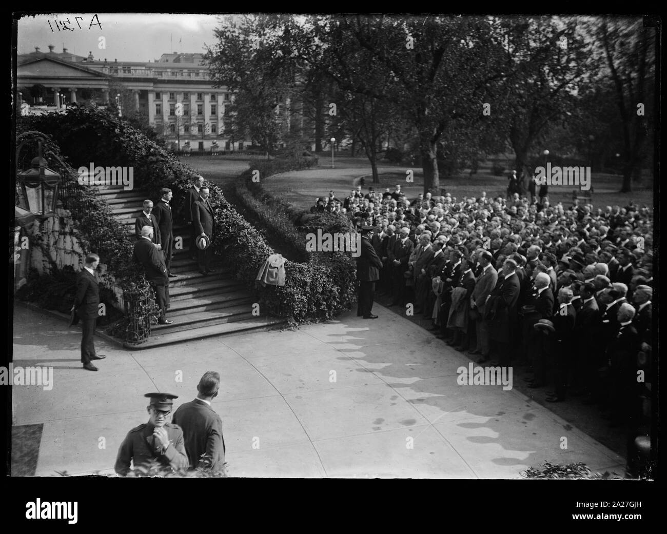 Pres. Coolidge addressing 1200 members of Investment Bankers Assoc ...