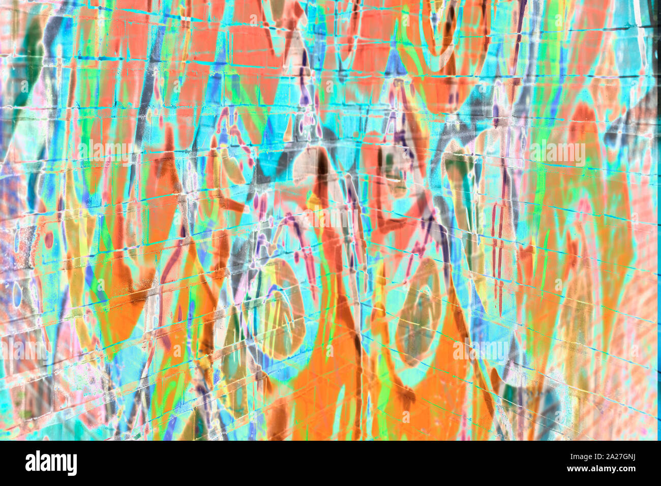 Colorful brick wall abstract, bricks, background picture, texture Stock ...