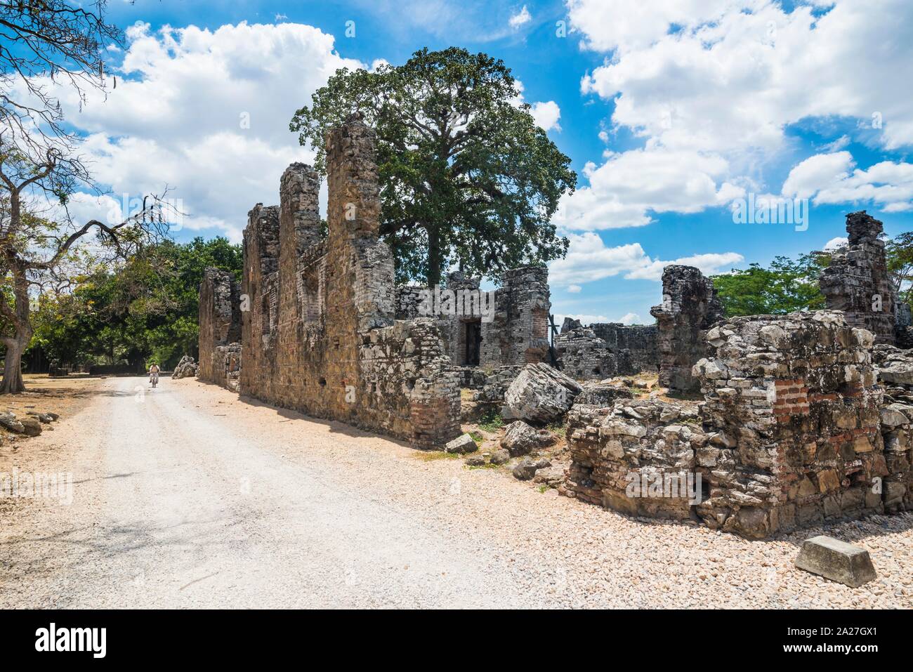 Panama Viejo, the remains of old Panama, Panama city, Panama Stock ...
