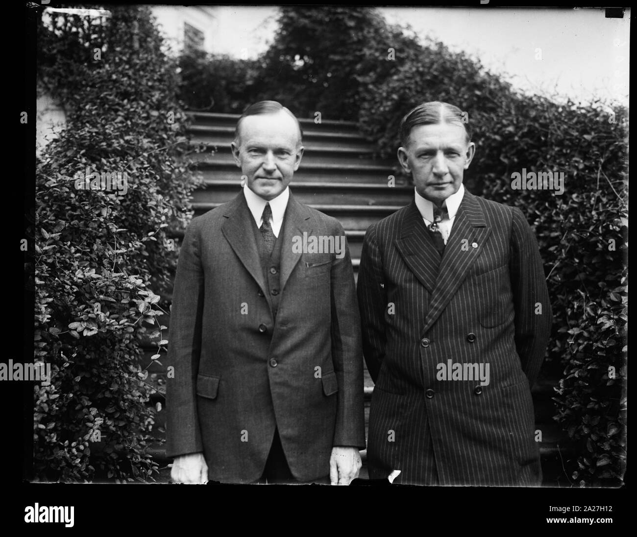 Pres. Coolidge snapped with Gen. Charles G. Dawes White House ...