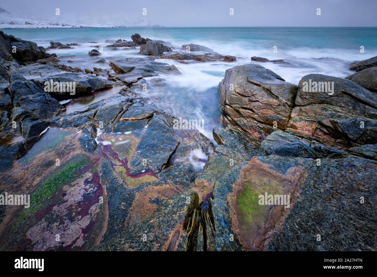 Coast of Norwegian sea Stock Photo - Alamy