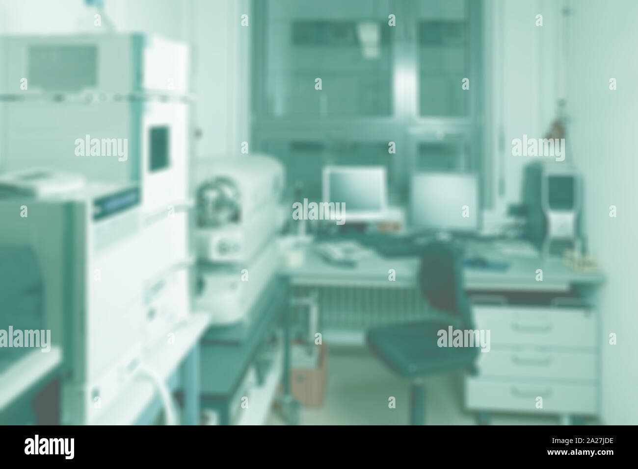 BLurred laboratory interior, scientific background with copy-space ...