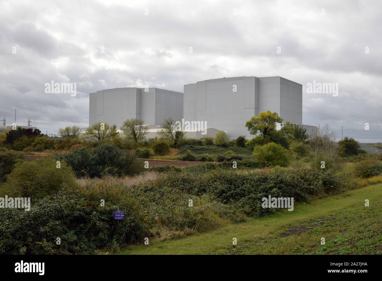 Bradwell nuclear power station is a partially decommissioned Magnox ...