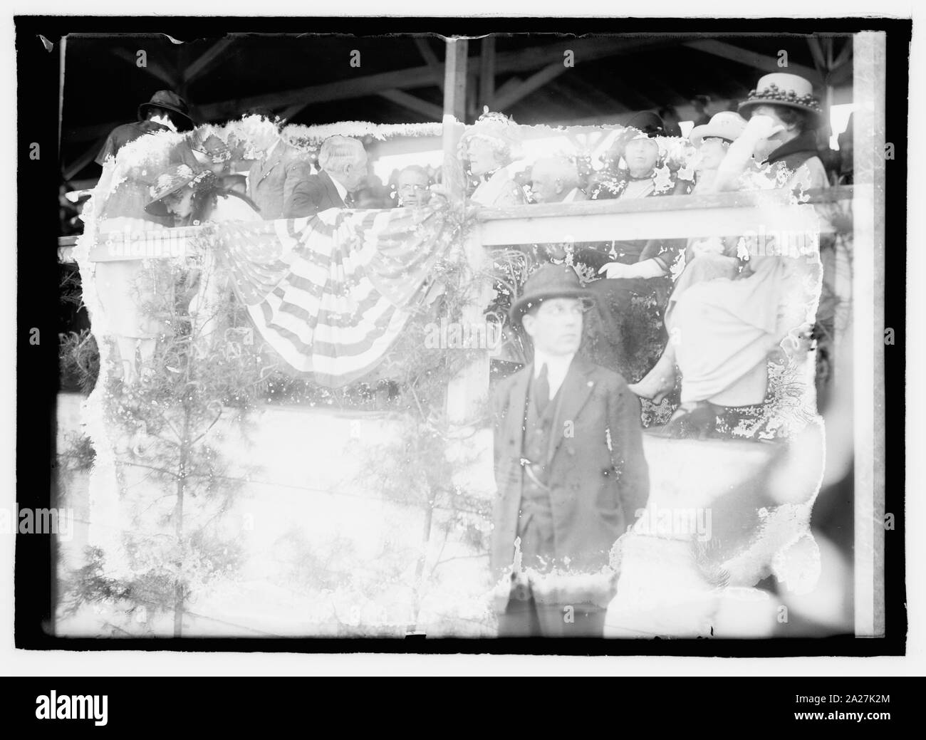 President & Mrs. Harding at horseshow, 1921 Stock Photo - Alamy