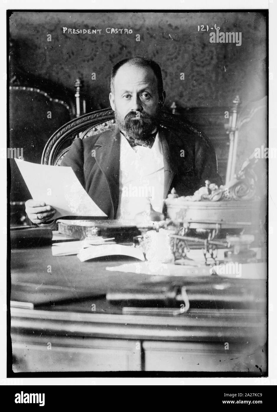 President Castro, seated Stock Photo - Alamy