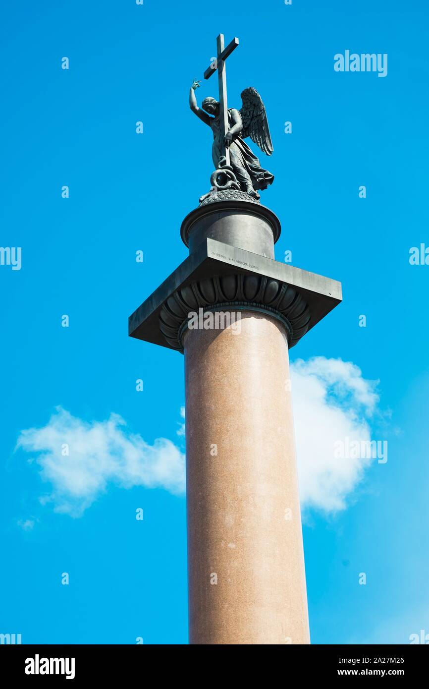 Alexander column angel cross hi-res stock photography and images - Alamy
