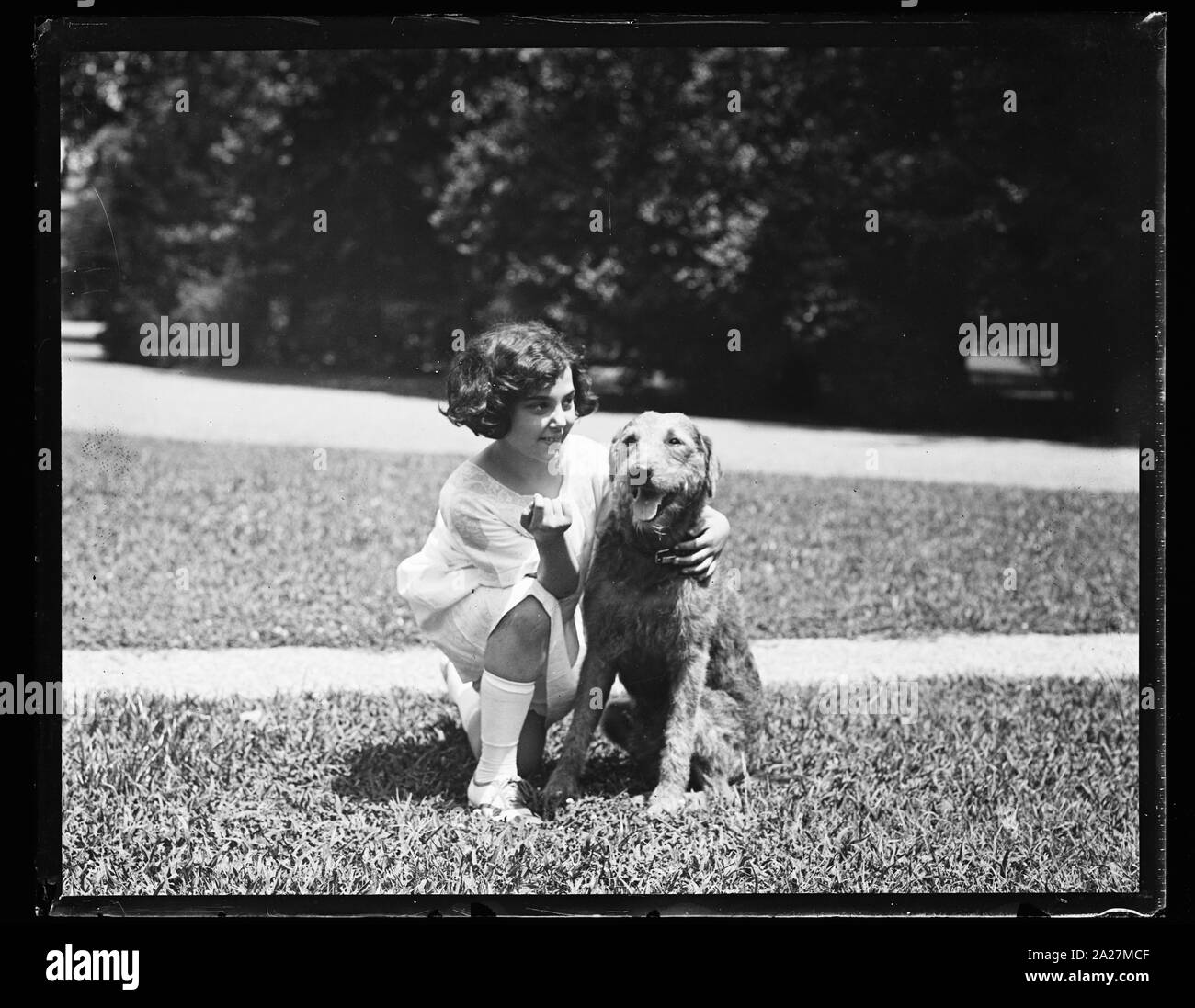 White house president dog Black and White Stock Photos & Images - Alamy