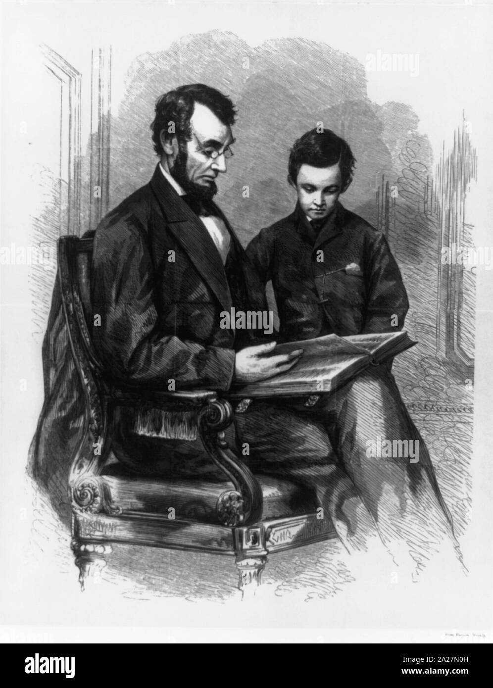 President lincoln united states Black and White Stock Photos & Images ...