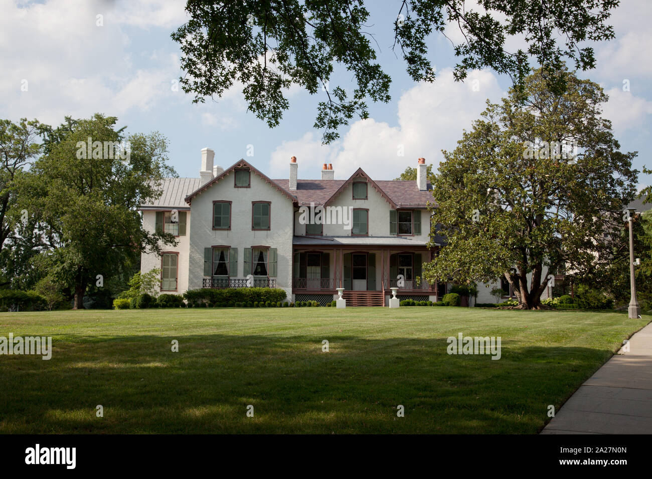 President Lincoln's cottage at Soldiers' Home, Washington, D.C Stock ...