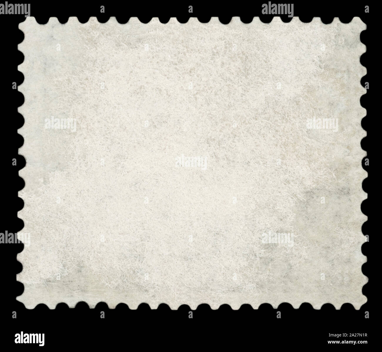 Blank postage stamp - Isolated on Black background Stock Photo - Alamy