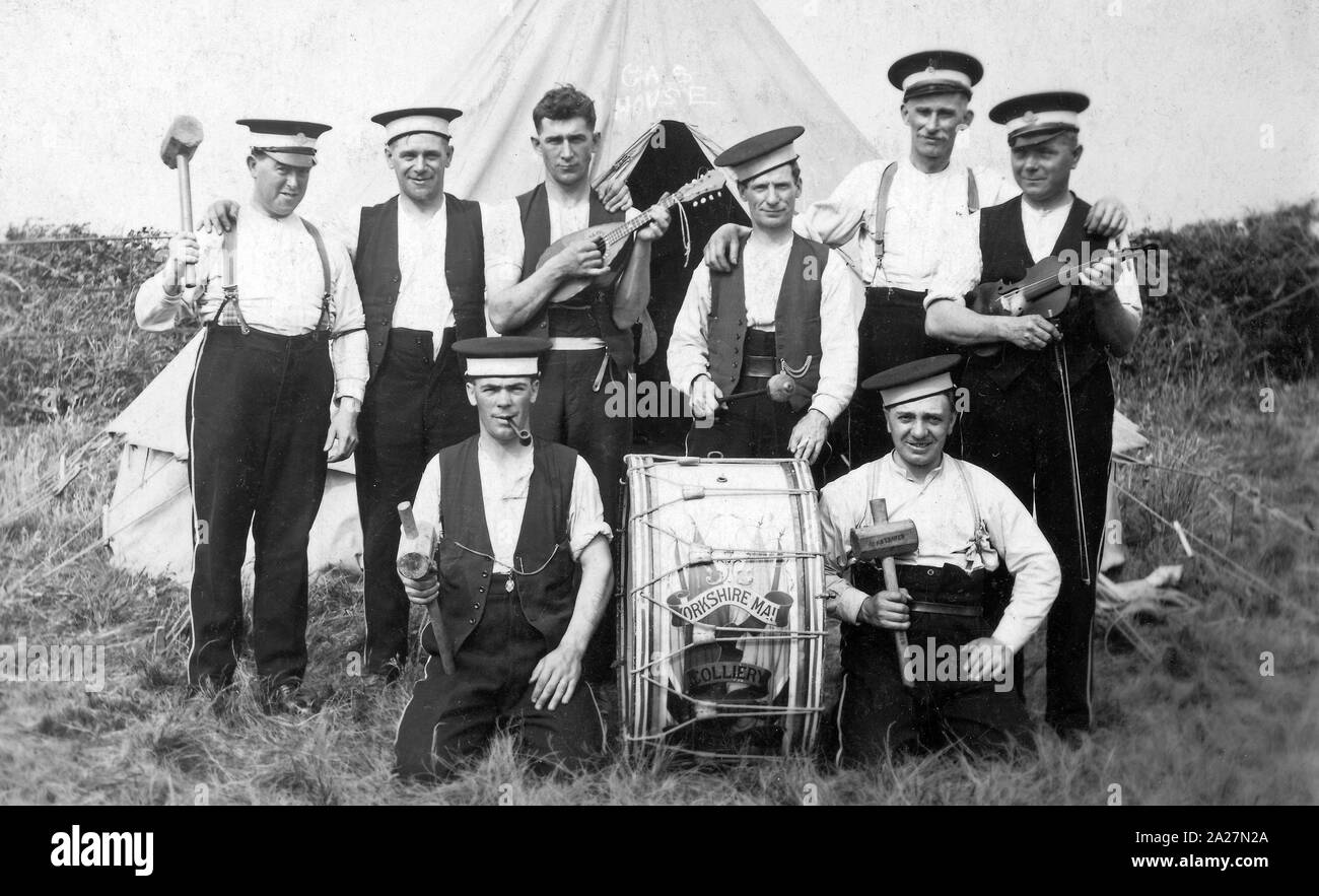 Yorkshire mai colliery band edlington Stock Photo - Alamy