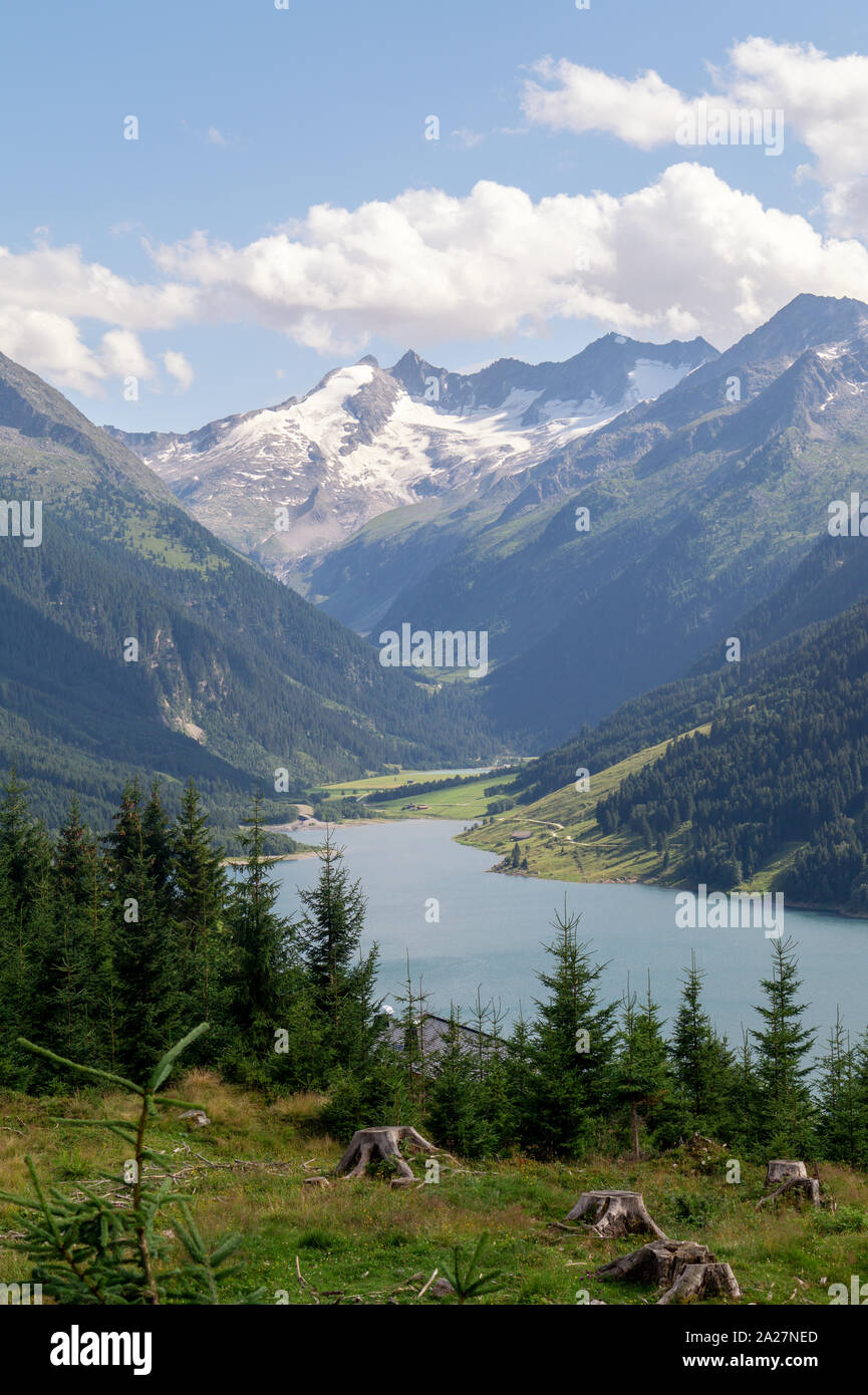 High Tauern National Park. Picturesque landscape with lake and ...