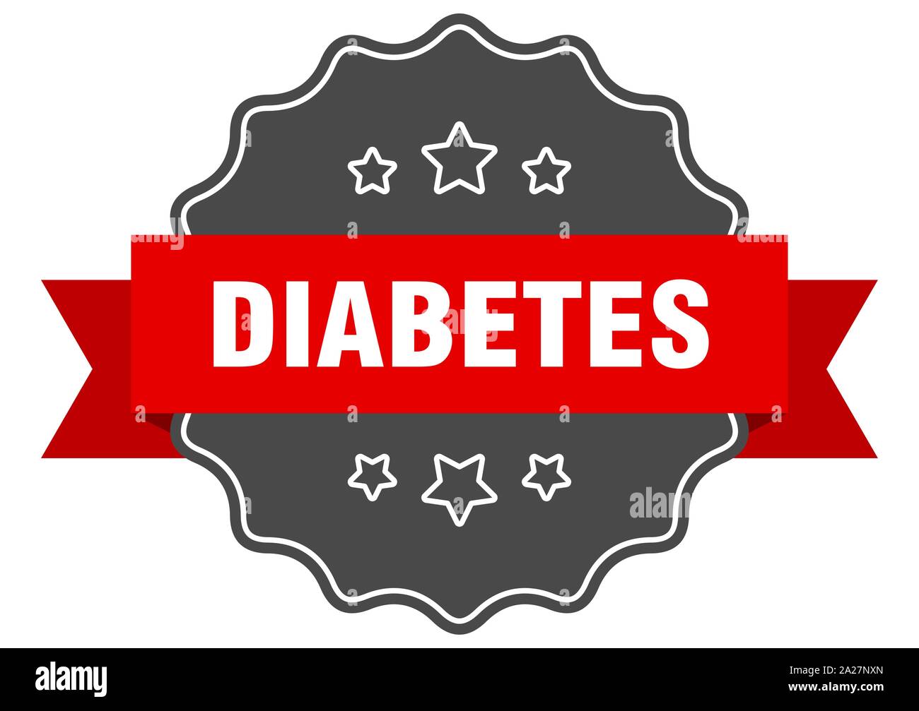diabetes red label. diabetes isolated seal. diabetes Stock Vector Image ...