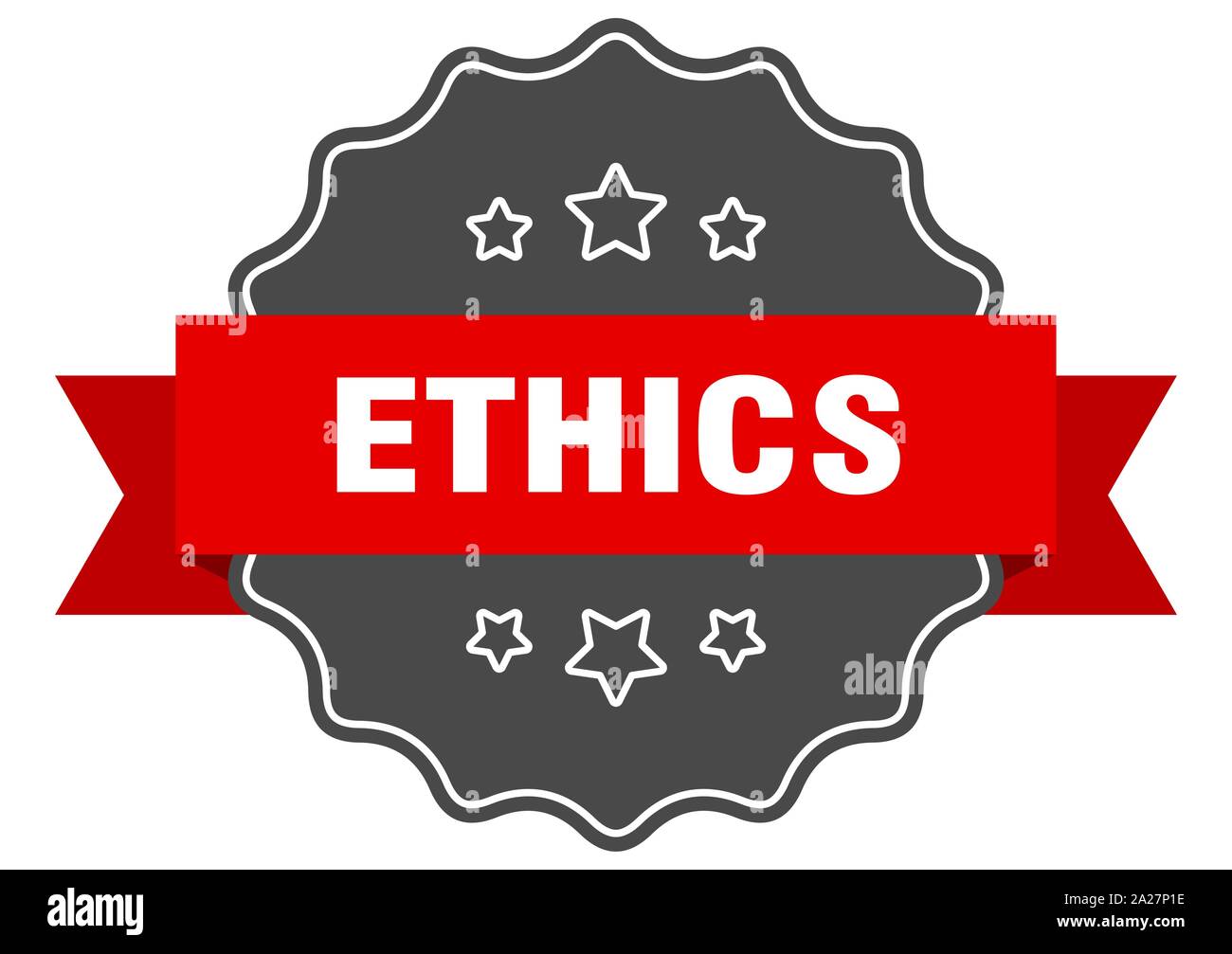 ethics red label. ethics isolated seal. ethics Stock Vector Image & Art ...