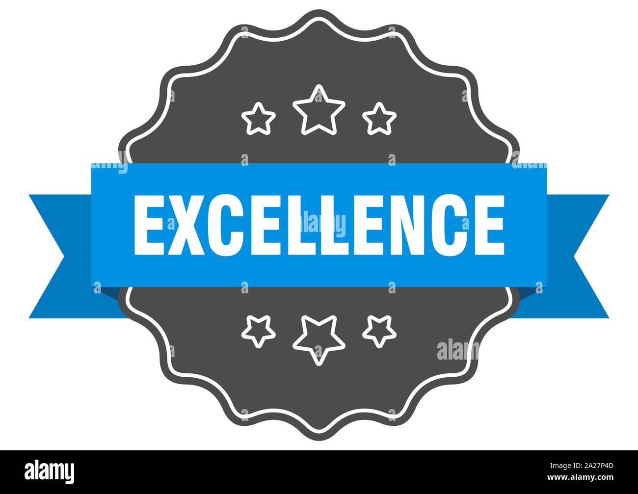 excellence blue label. excellence isolated seal. excellence Stock ...
