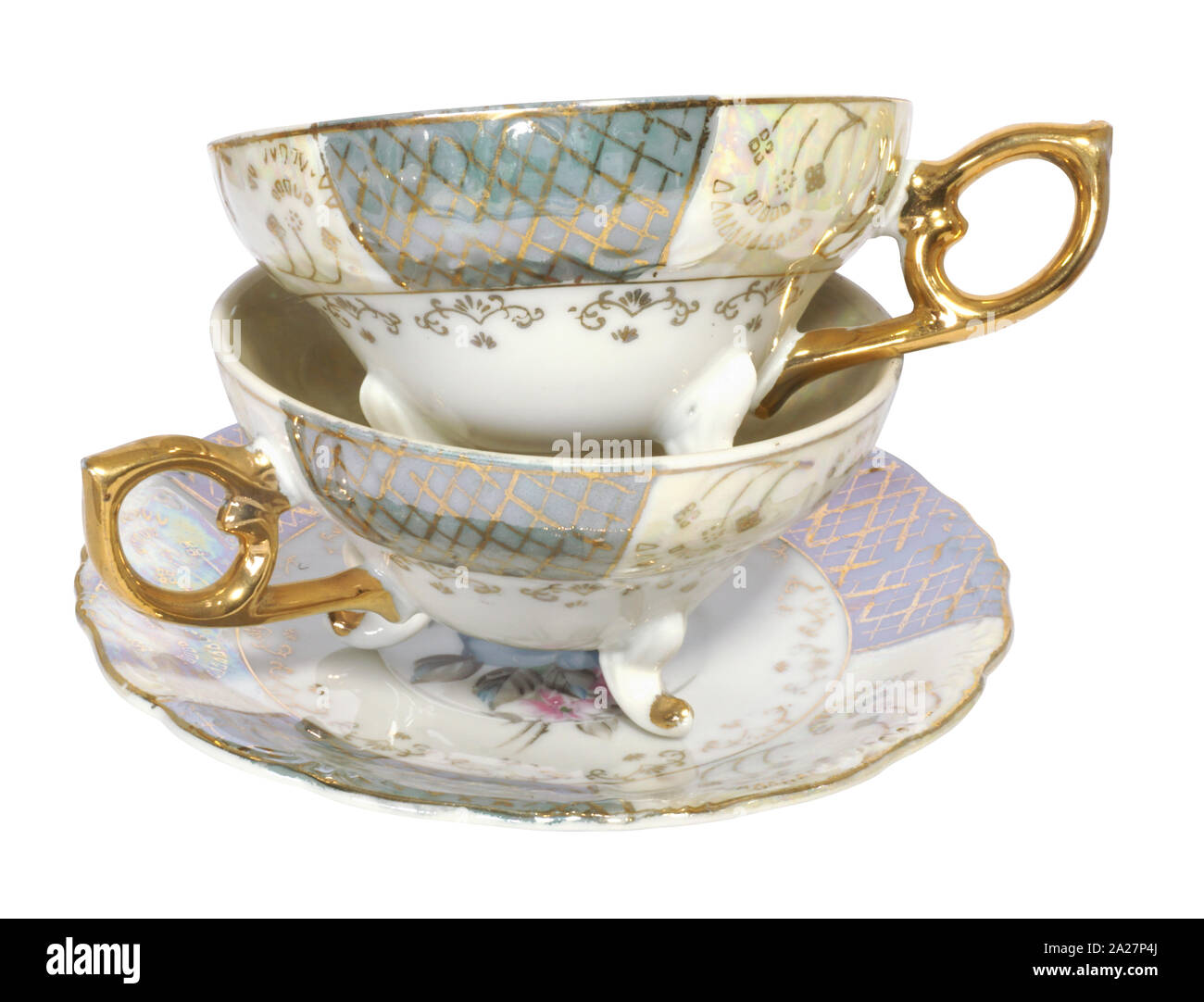 Vintage tea cups hi-res stock photography and images - Alamy