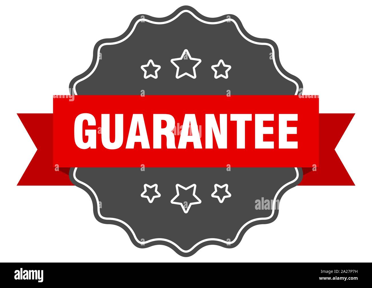 guarantee red label. guarantee isolated seal. guarantee Stock Vector ...