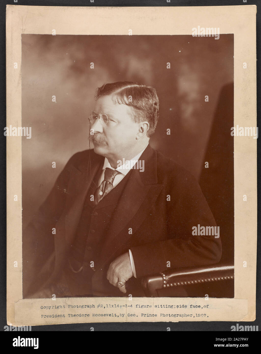 President theodore roosevelt sitting hi-res stock photography and ...