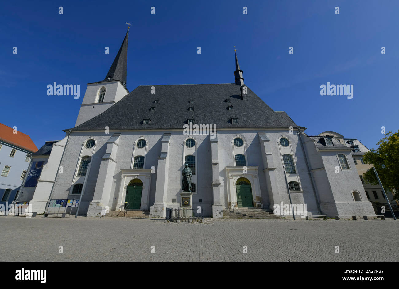 Stadtkirche Sankt Peter und Paul, Herderkirche, Herderplatz, Weimar, Thüringen, Deutschland ...
