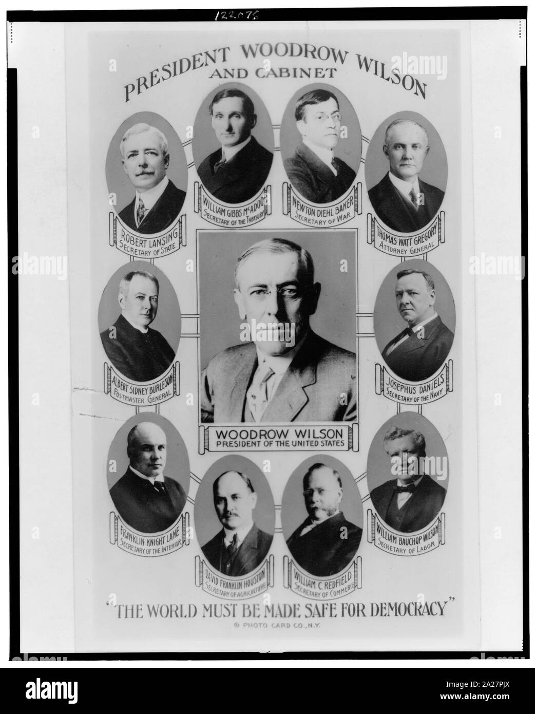 President Woodrow Wilson and cabinet Stock Photo - Alamy