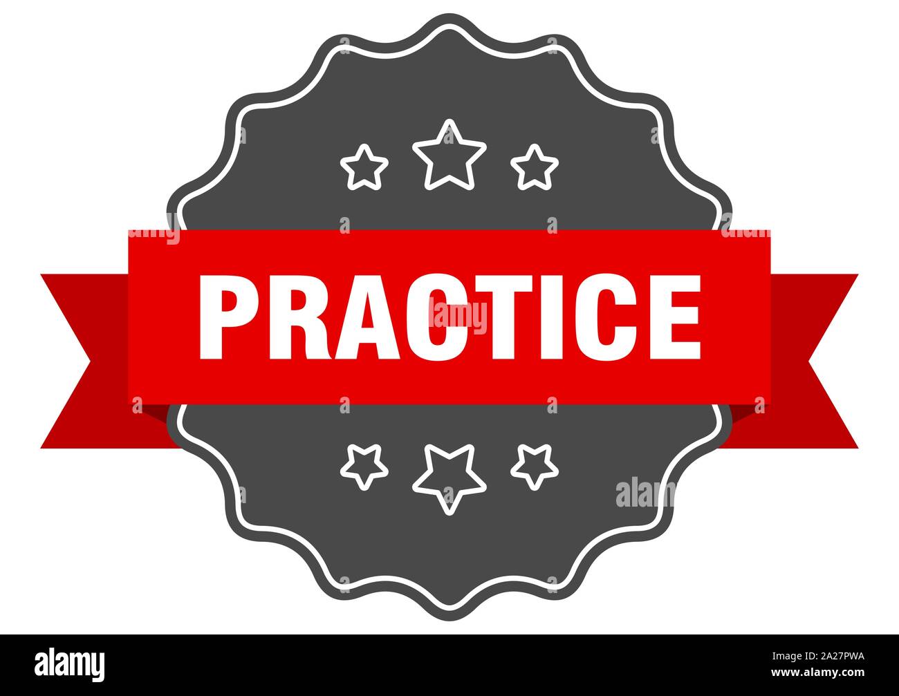 practice red label. practice isolated seal. practice Stock Vector Image ...