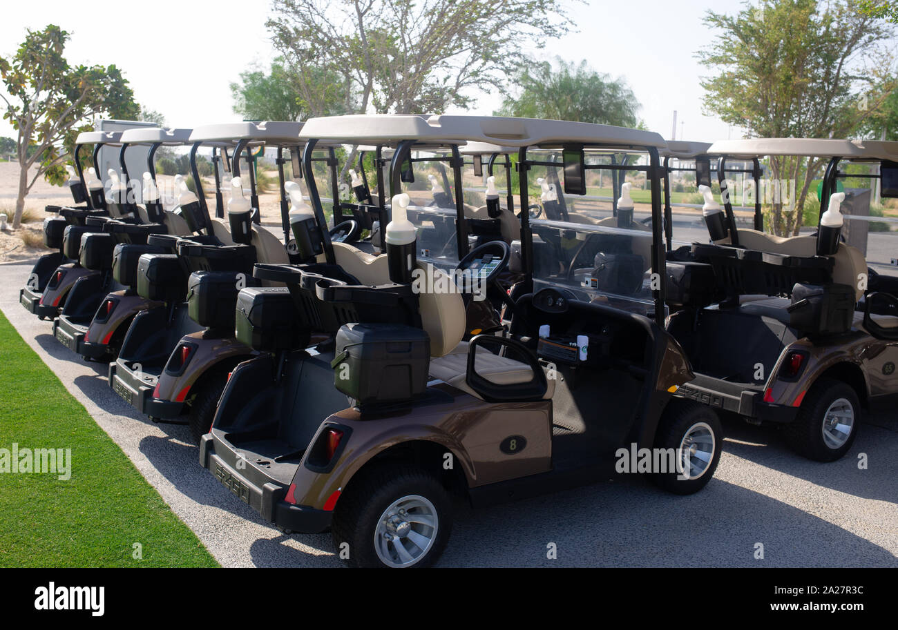 Blue electric carts hi-res stock photography and images - Alamy