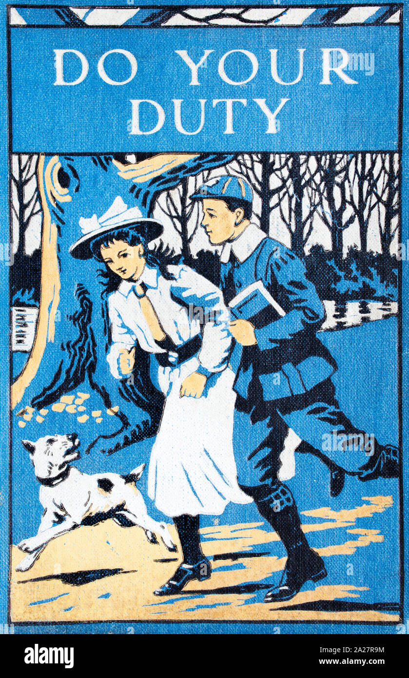 Book cover of Do Your Duty, by G.A.Henty (1904 Stock Photo - Alamy