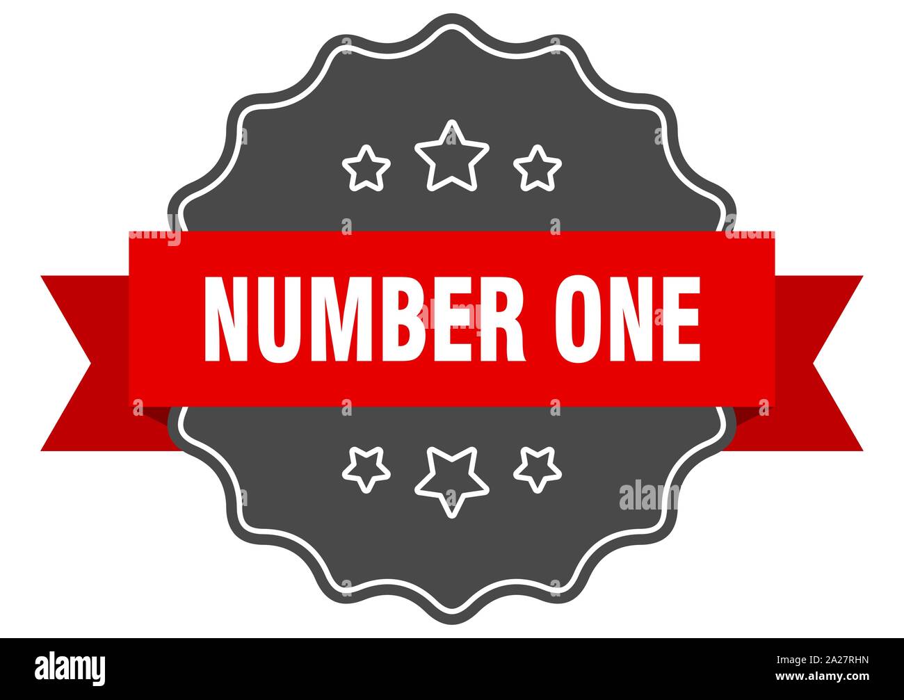 number one red label. number one isolated seal. number one Stock Vector ...