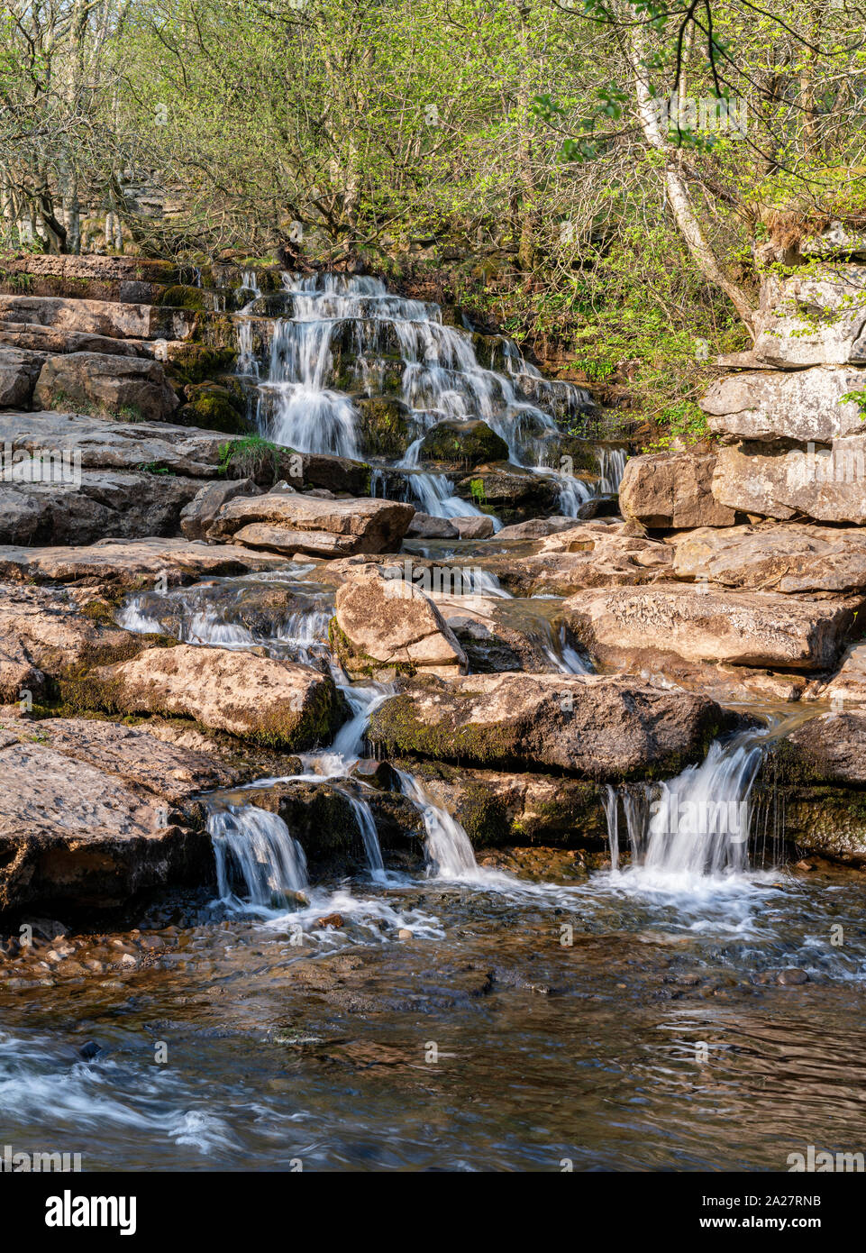 Kisdon force waterfall hi-res stock photography and images - Alamy