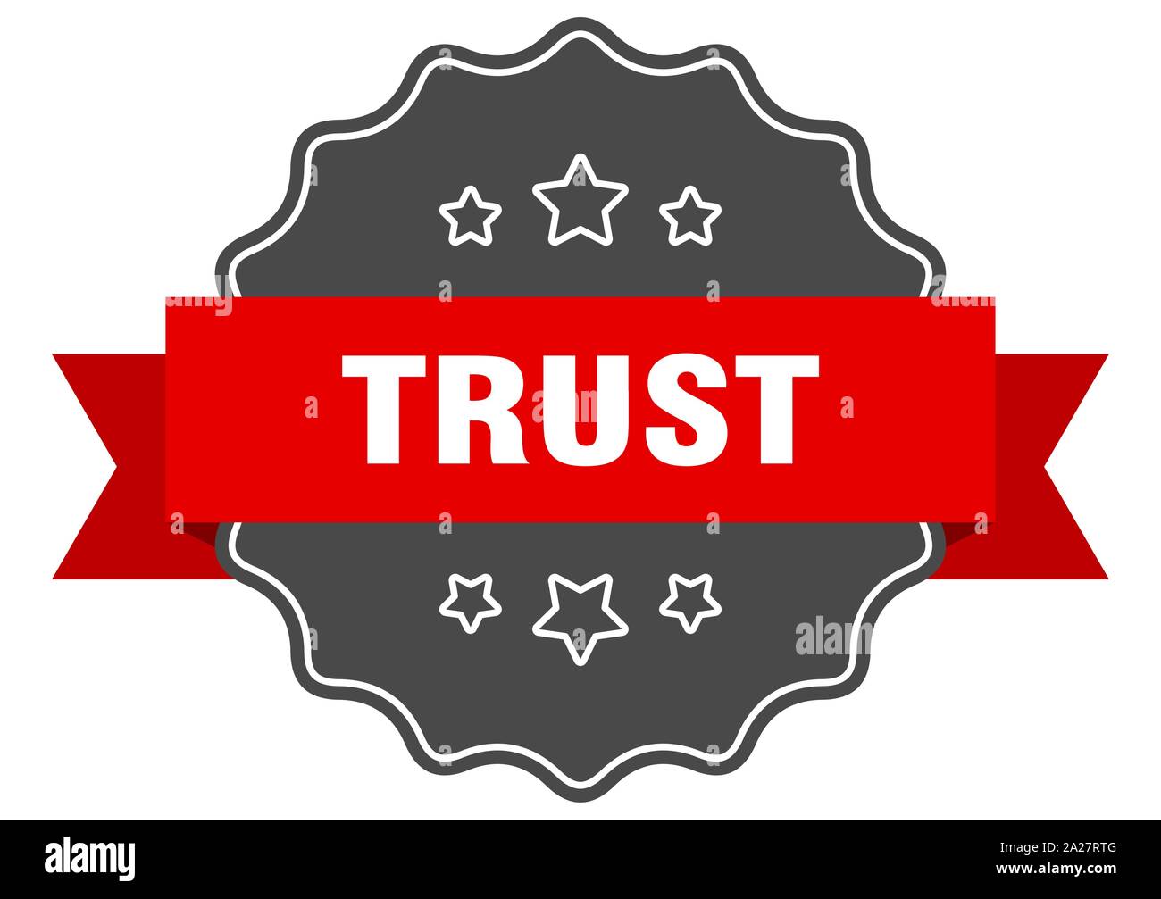 trust red label. trust isolated seal. trust Stock Vector Image & Art ...