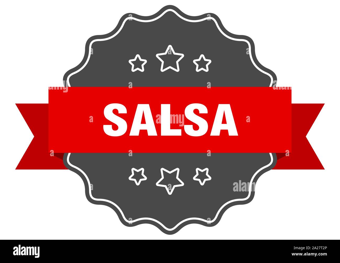 salsa red label. salsa isolated seal. salsa Stock Vector Image & Art ...