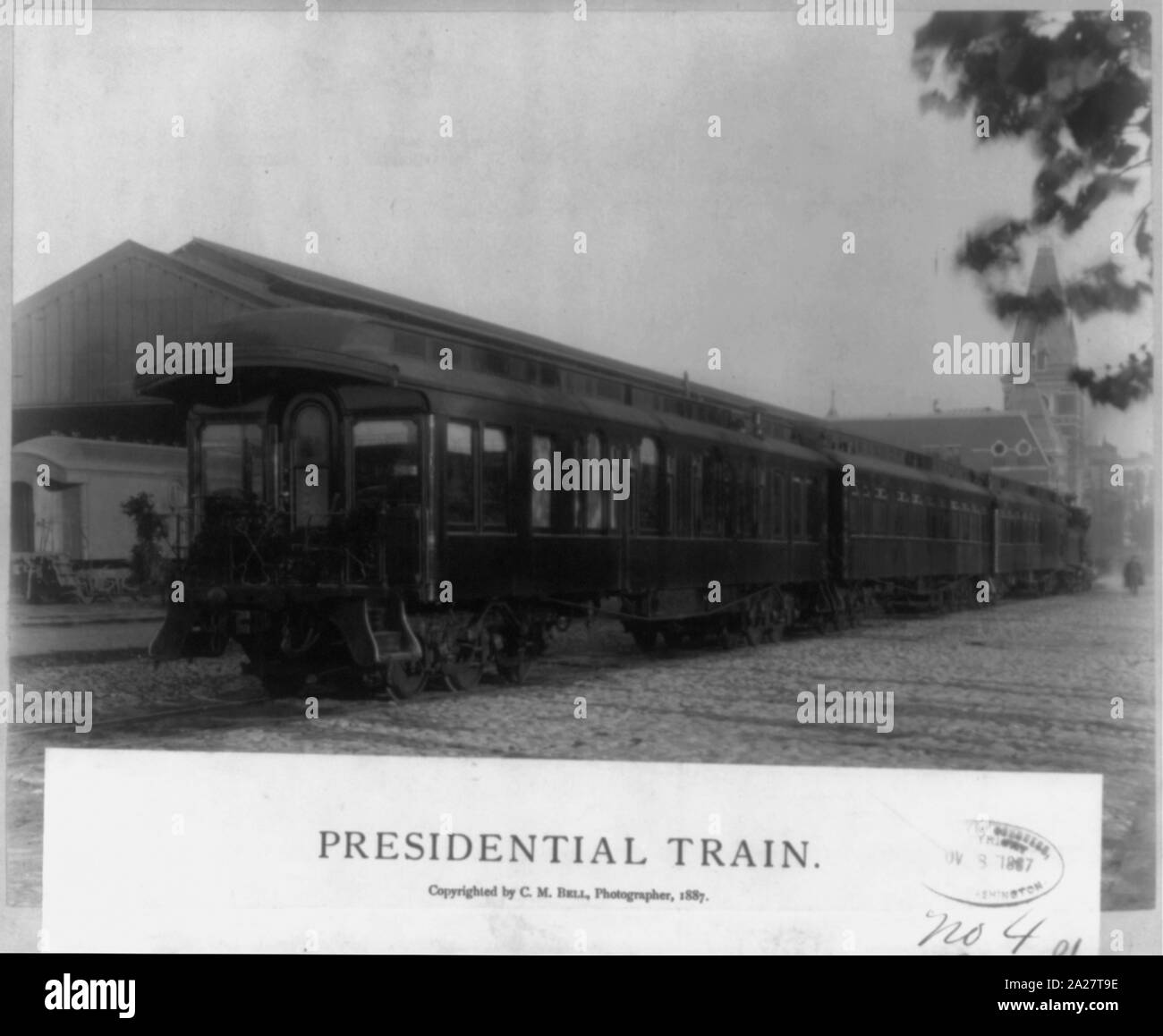 Presidential Train of Grover Cleveland Stock Photo - Alamy