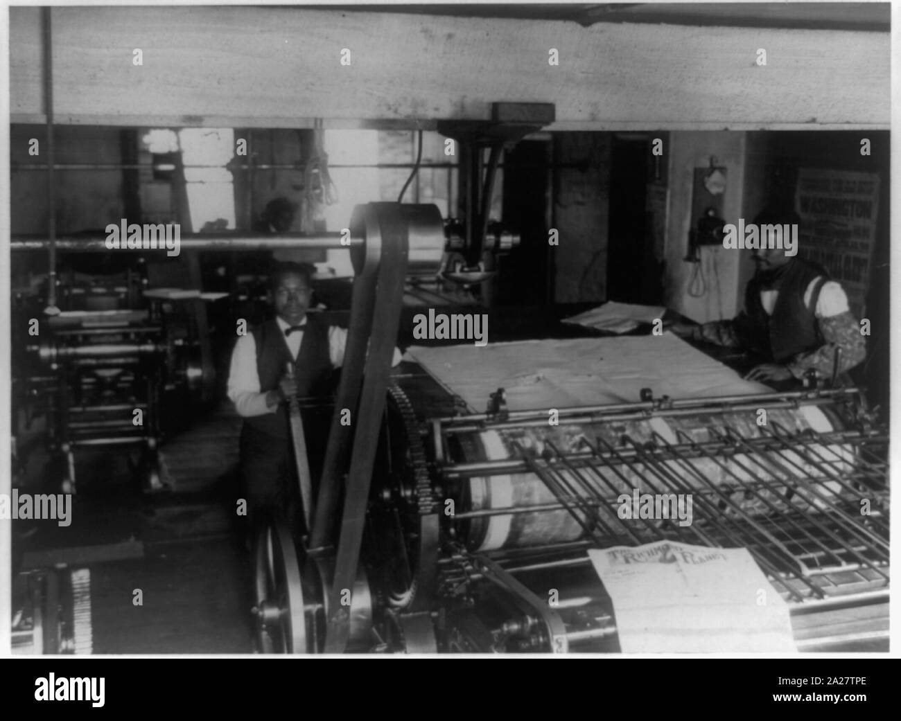 Press room of the Planet newspaper, Richmond, Virginia Stock Photo - Alamy